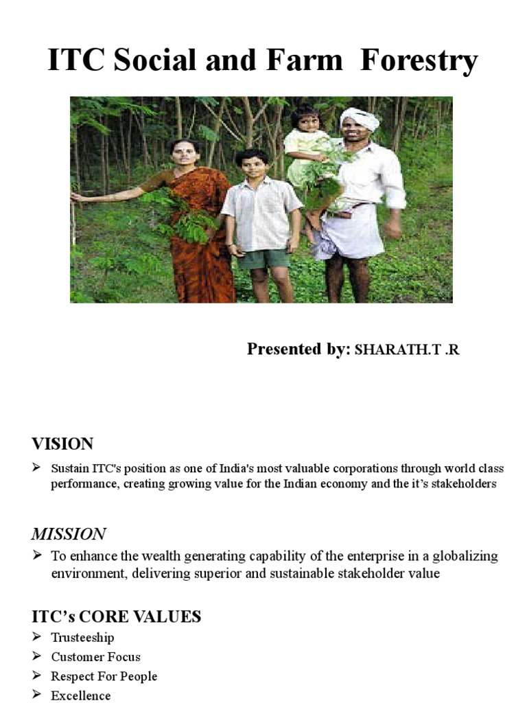 ITC Social and Farm Forestry | PDF | Sustainability | Forestry
