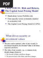 Chapter 8 Risk and Return Presentation | PDF | Capital Asset Pricing ...