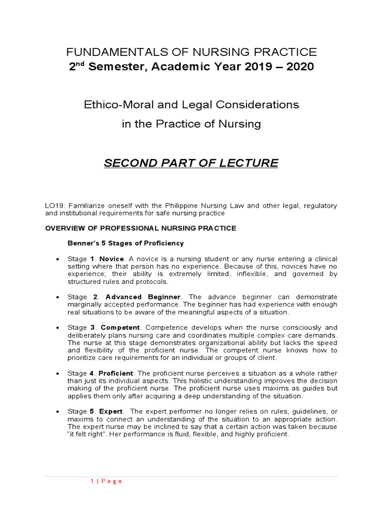 Nursing Ethics and Legal Guidelines | PDF | Informed Consent | Nursing