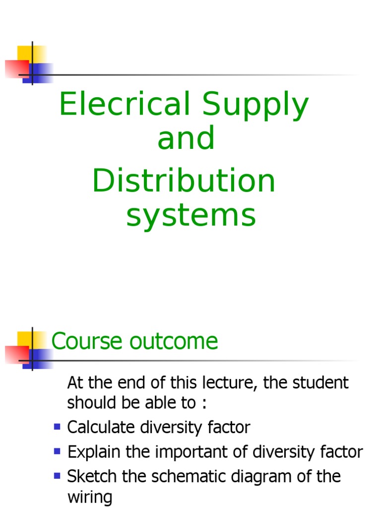 Distribution To Consumer Note | PDF | Fuse (Electrical) | Electric ...