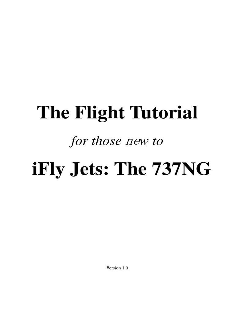 Tutorial 737 Ifly FS2004 | PDF | Landing Gear | Aerospace