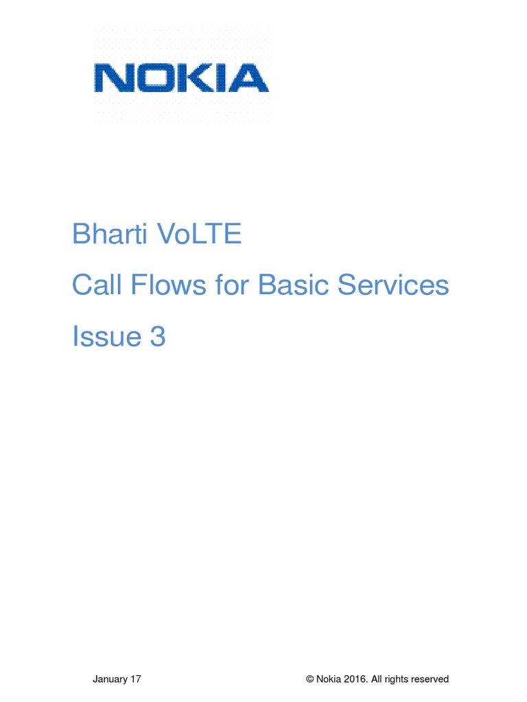 VoLTE Basic Call Flows v4 | PDF | Ip Multimedia Subsystem | Computer ...