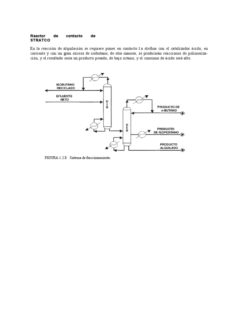 Reactor de Contacto de Stratco: FIGURA 1.2.8 Sistema de Fraccionamiento ...