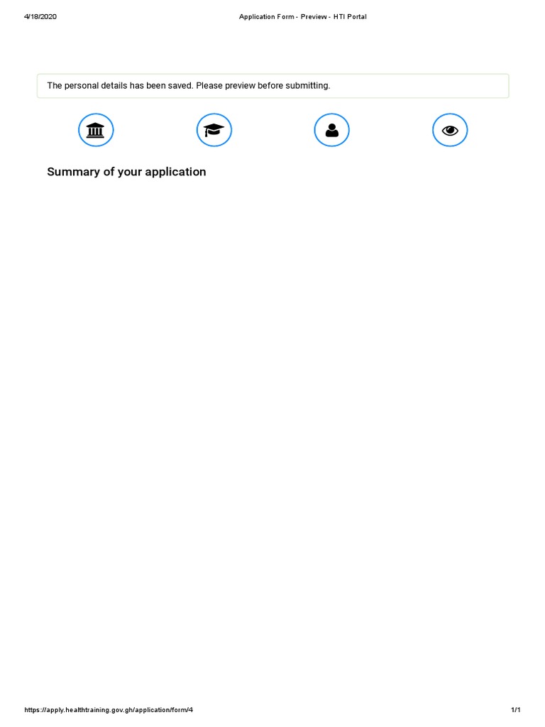 Application Form - Preview - HTI Portal PDF | PDF | Business