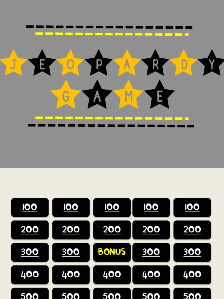 Jeopardy Game Brief History of Philippine Art | PDF | Philippines ...