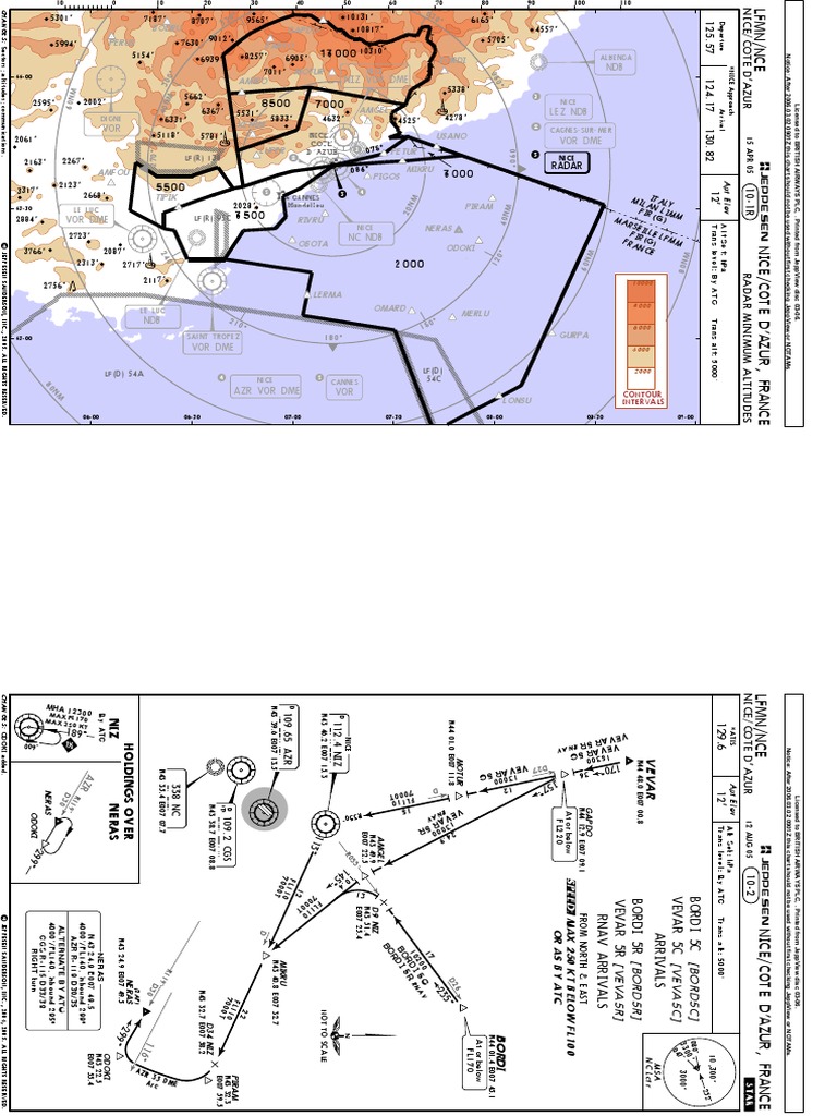 LFMN IFR Charts PDF | PDF | Avionics | Geography