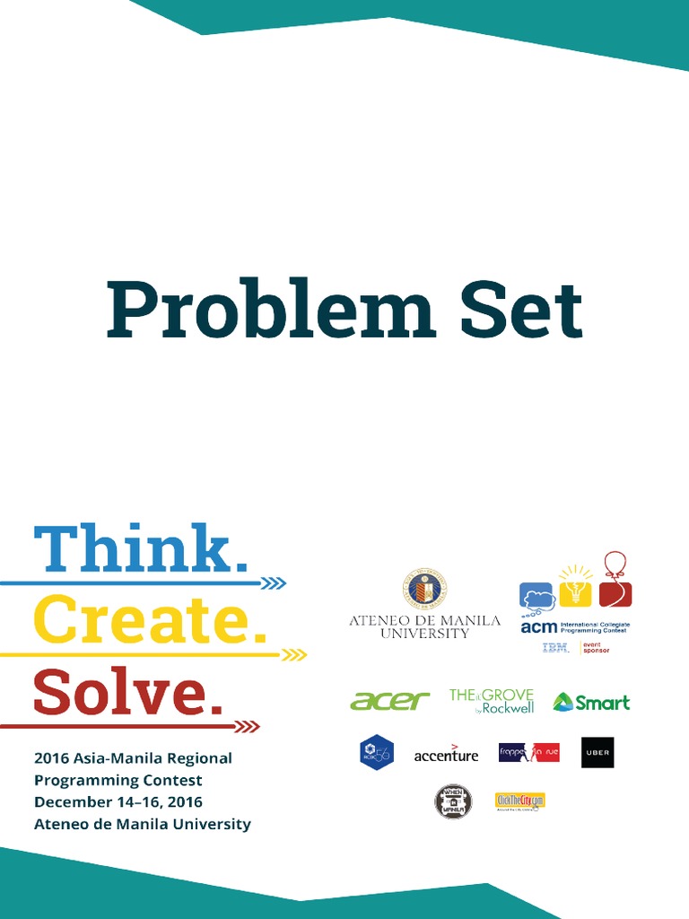 Acm Icpc Problem Set | PDF | Numbers | Sequence