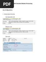 SAP S4HANA SD_Rebate-Processing | PDF | Rebate (Marketing ...