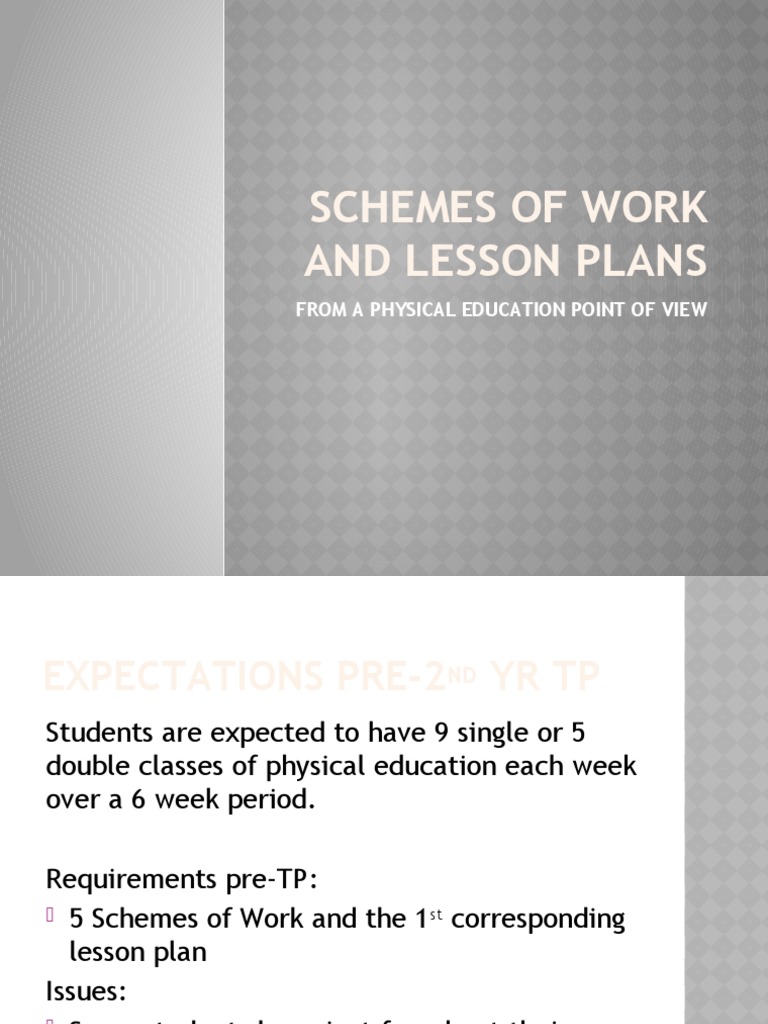 26.02.13 - Presentation Schemes of Work and Lesson Plans From PE Point ...
