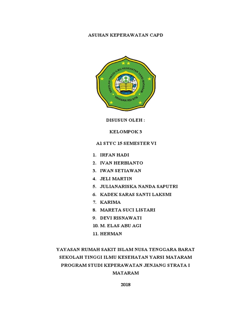 Asuhan Keperawatan CAPD untuk Pasien | PDF