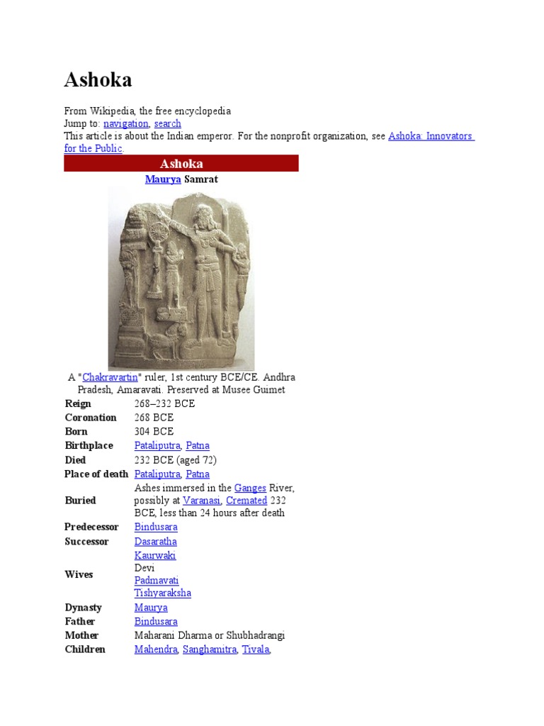 Ashoka | PDF | Ashoka | Indian Religions