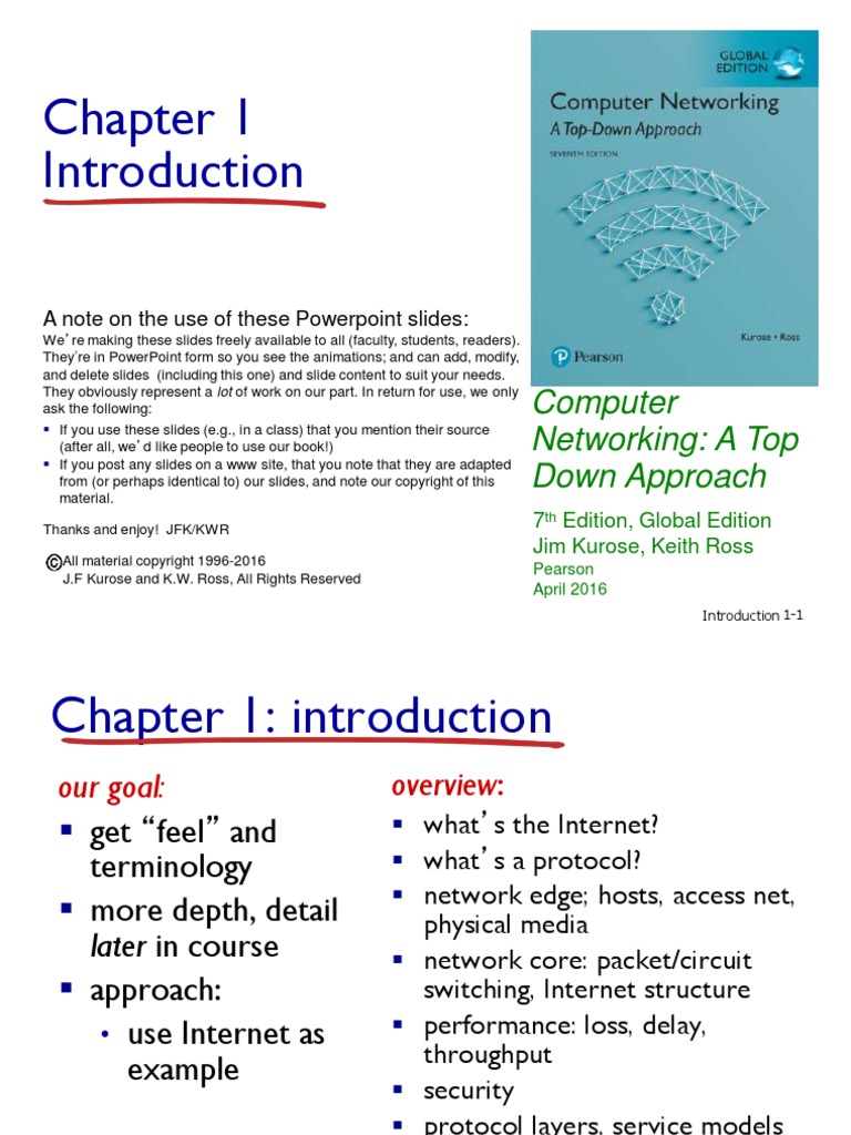 Chapter 1 V7.01 PDF | PDF | Digital Subscriber Line | Computer Network