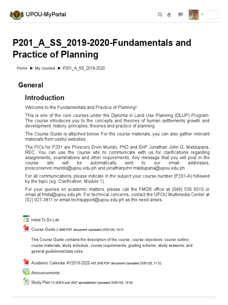 Course - P201 - A - SS - 2019-2020-Fundamentals and Practice of ...