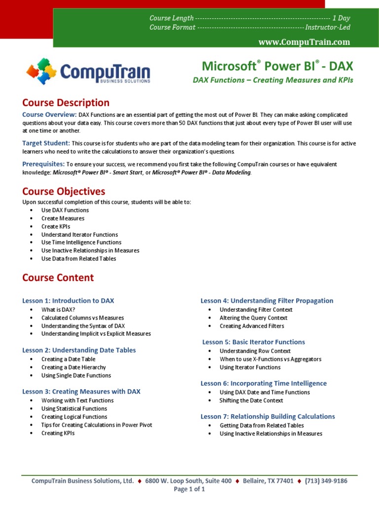 Power Bi Dax | PDF | Data Management | Cognitive Science