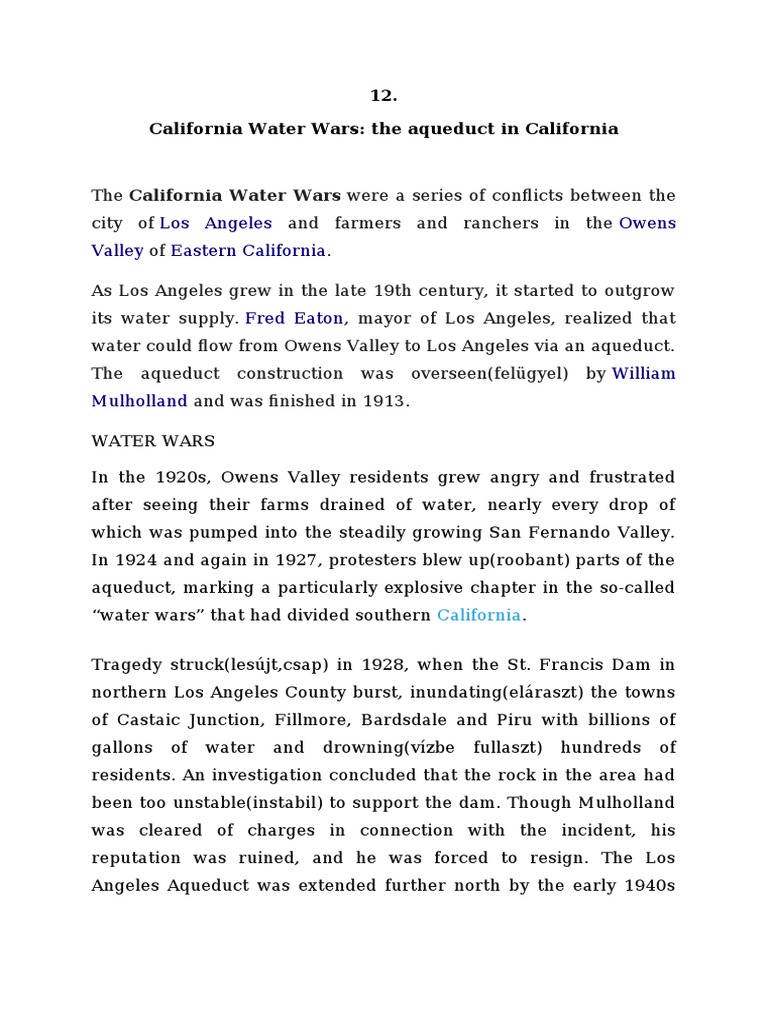 California Water Wars | PDF | Louisiana Purchase | Mississippi River