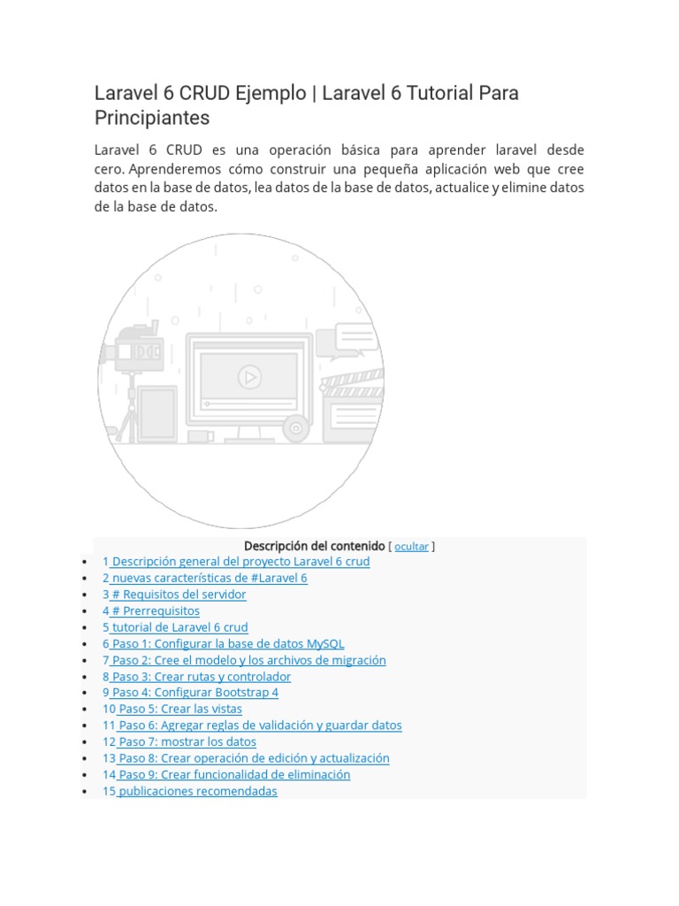 Crud en Laravel | PDF | Archivo de computadora | Php