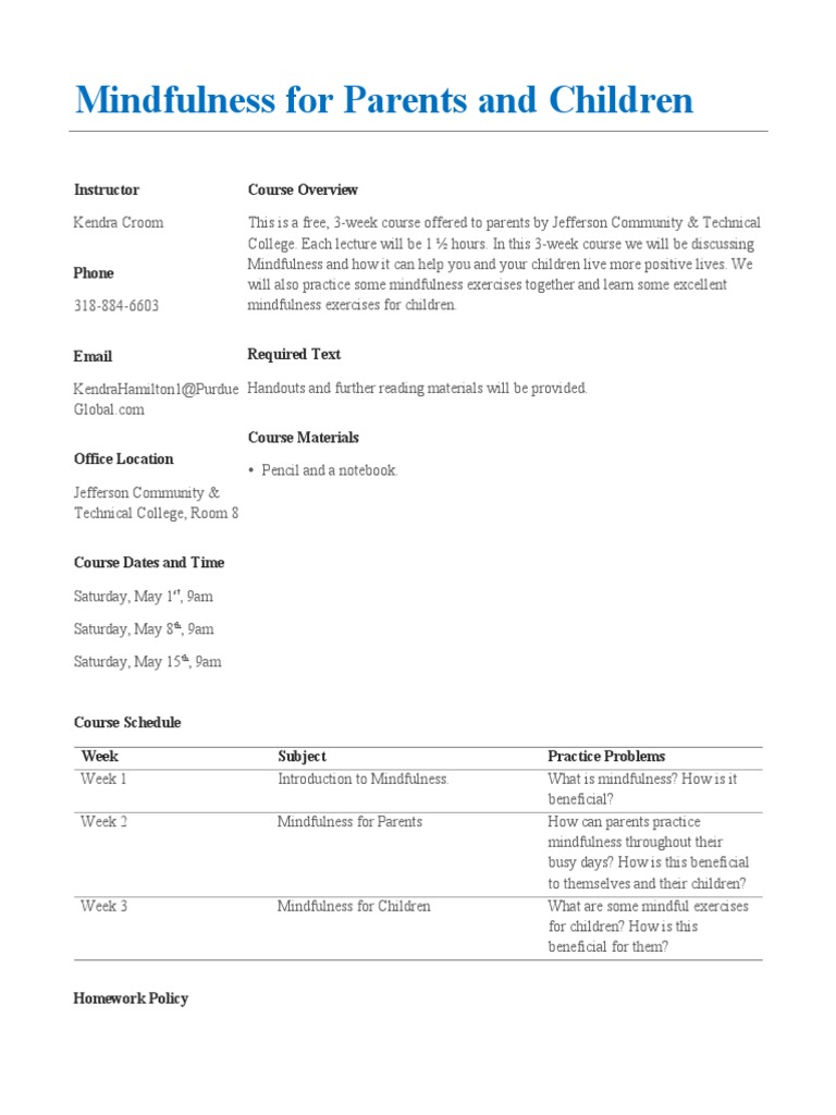 Unit5 Syllabus Mindfulness | PDF | Mindfulness | Communication