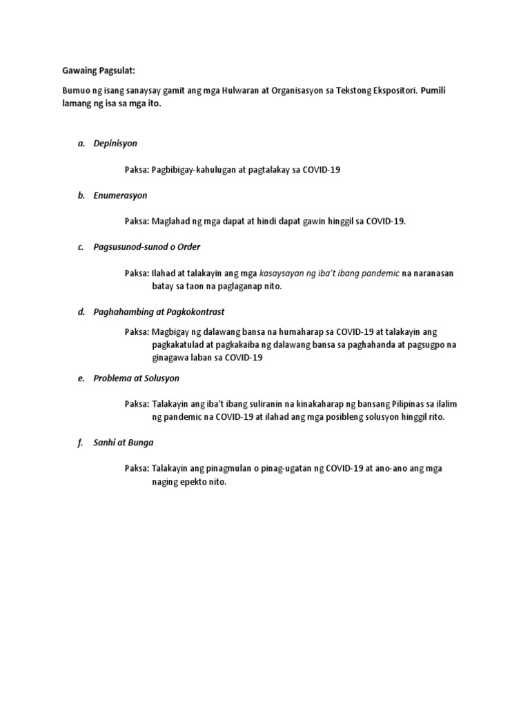 Gawaing Pagsulat | PDF