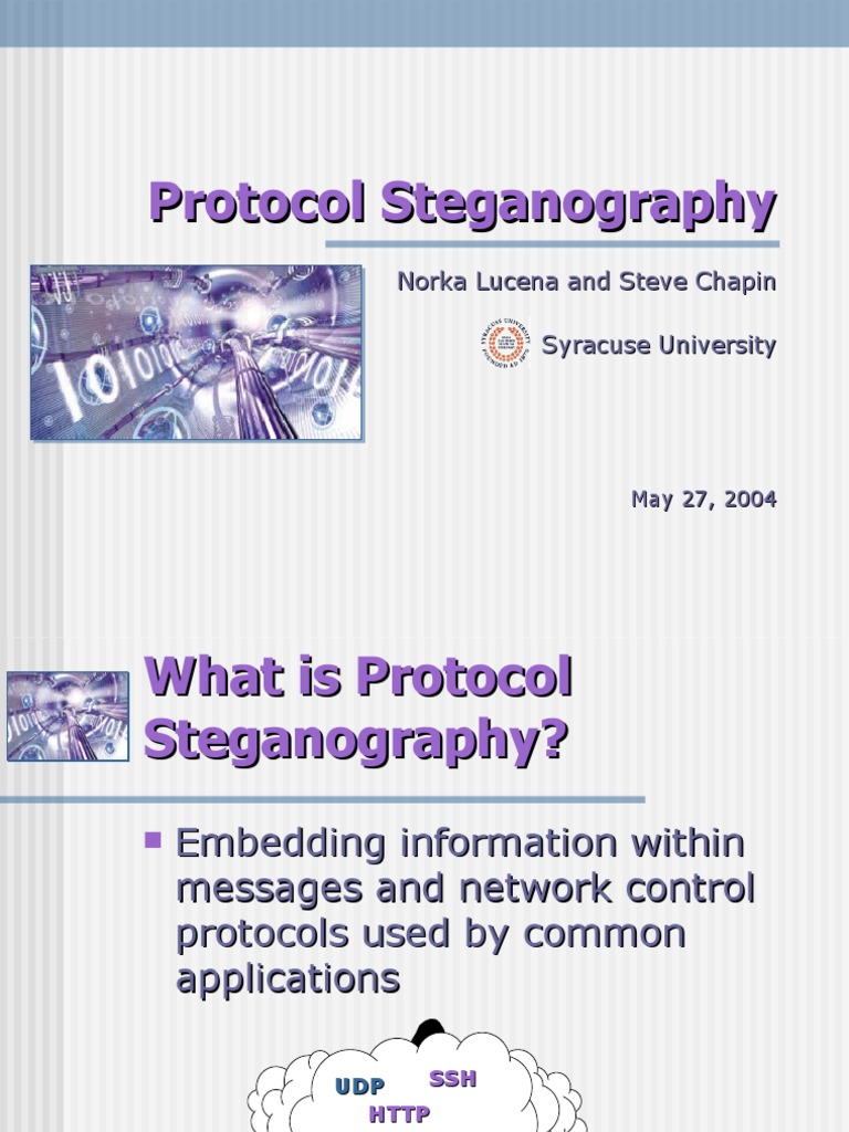 Protocol Steganography | PDF | Computers