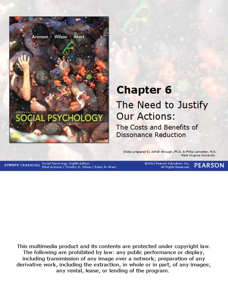 The Need To Justify Our Actions:: The Costs and Benefits of Dissonance ...