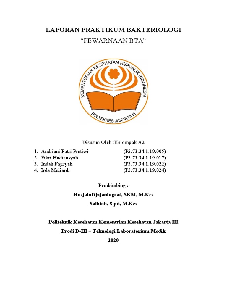 Teknik Pewarnaan Bakteri Tahan Asam (BTA) dengan Metode Ziehl-Neelsen | PDF