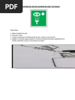 Instruccion para El Uso Del Lavaojos | PDF