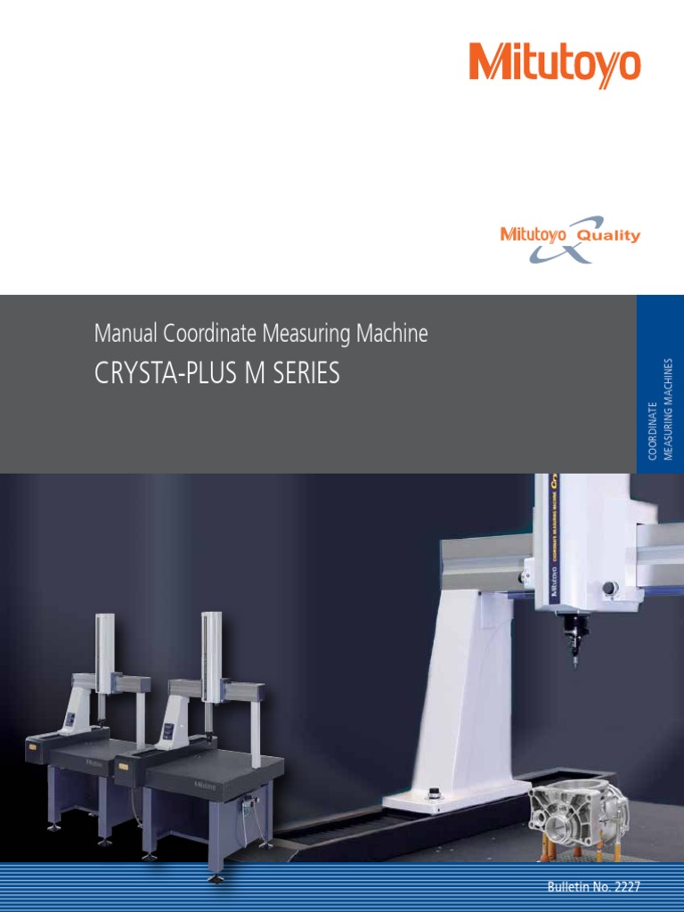 Crysta-Plus M Series: Manual Coordinate Measuring Machine | PDF | Computer Aided Design | Nature