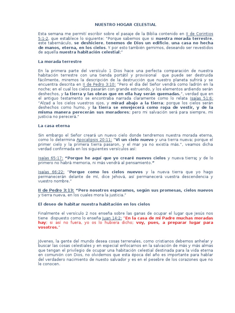 Nuestro Hogar Celestial | PDF | Mitología | Religiones religiosas