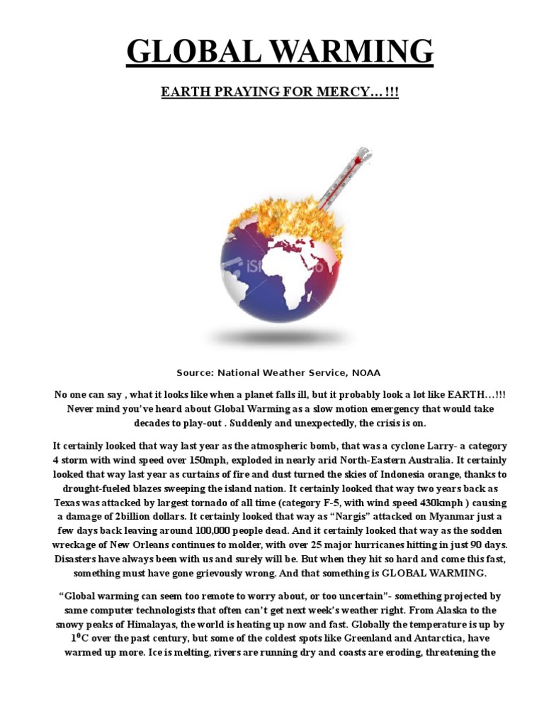 Global Warming | PDF | Global Warming | Oceans