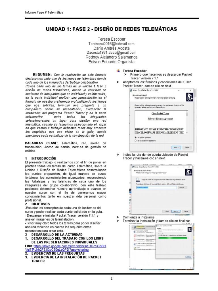 Plantilla Formato - IEEE TELEMATICA UNAD | PDF | Red de computadoras ...