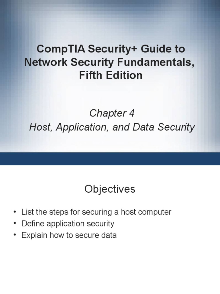 Comptia Security+ Guide To Network Security Fundamentals, Fifth Edition ...