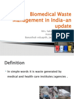Biomedical Waste Management Overview | PDF | Waste | Waste Management