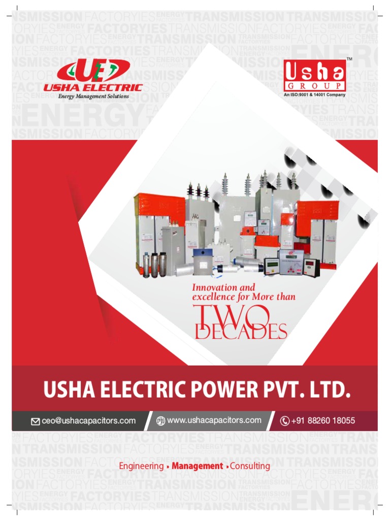 Profile Capacitors Usha | PDF | Ac Power | Capacitor