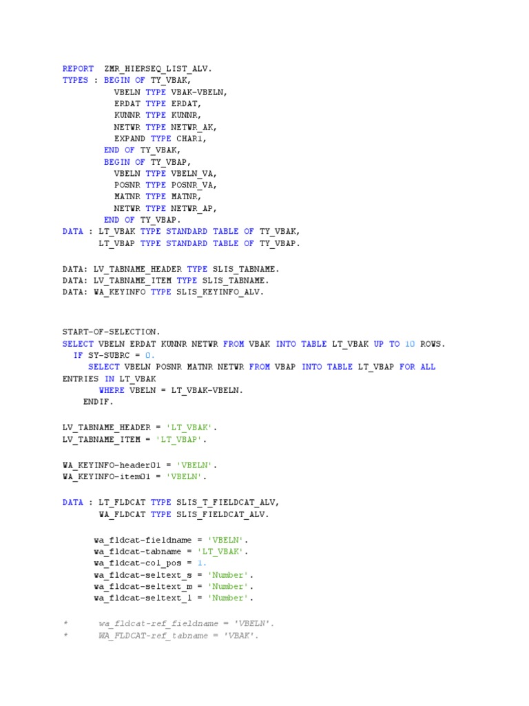 Types Begin of Type Type Type Type Type End of Begin of Type Type Type ...