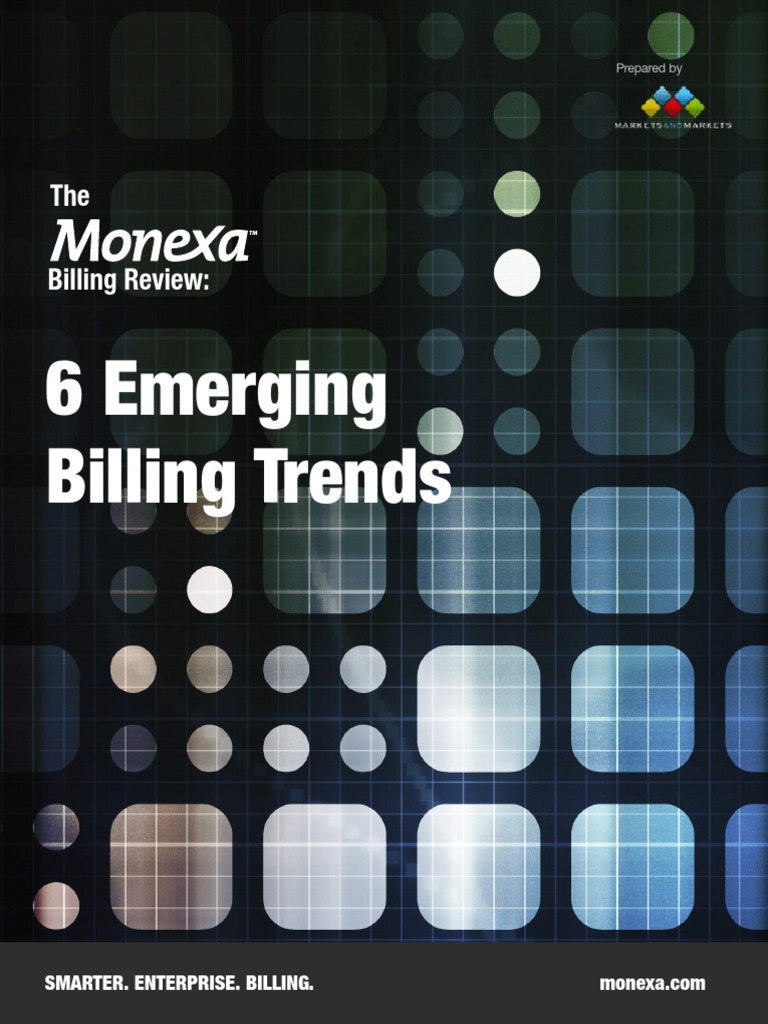 6 Emerging Billing Trends Pdf Business Model Cloud Computing
