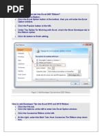 How To Enable WEB ADI Settings For EXCEL | PDF