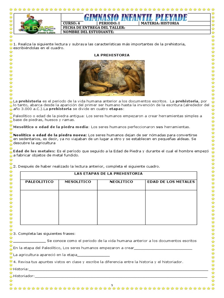 Historia 4 PDF | PDF | Edad de Piedra | Neolítico