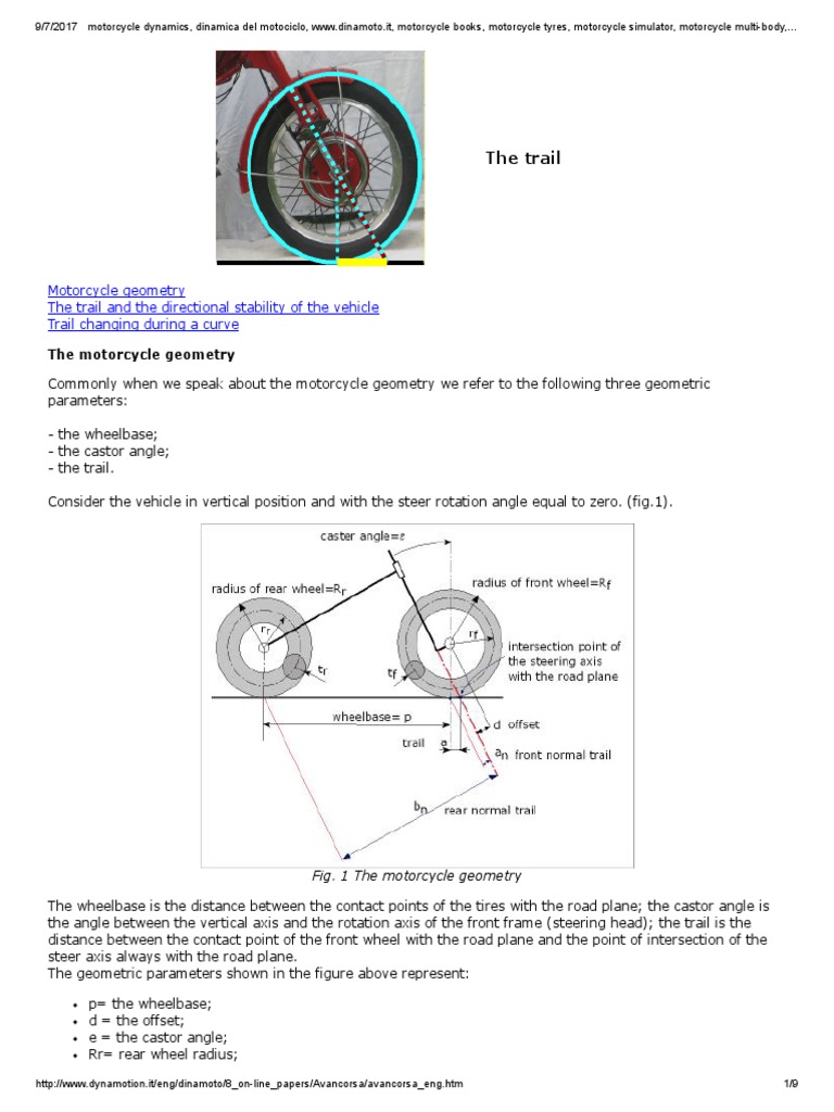 Motorcycle Dynamics PDF | PDF | Land Vehicles | Force
