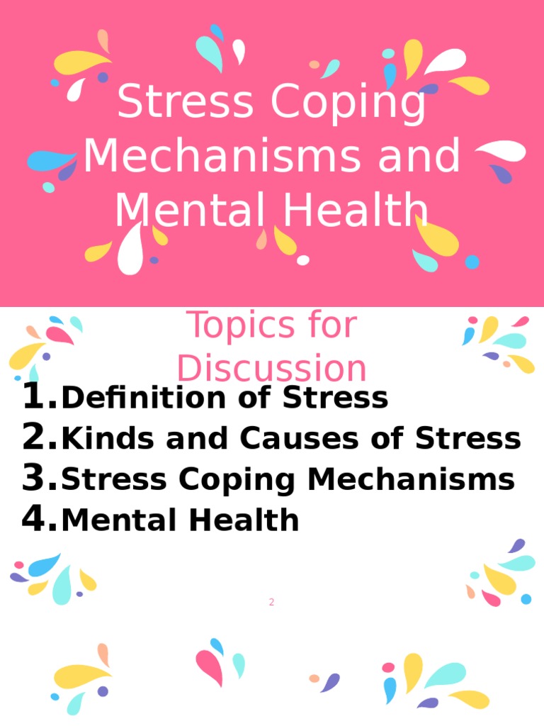 Stress Coping Mechanisms Pdf Stress Biology Relaxation Psychology