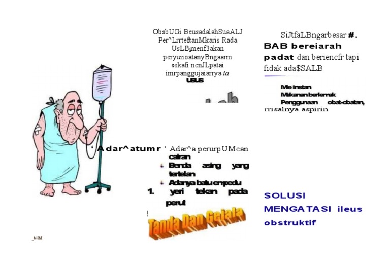 Leaflet Ileus Obstruktif | PDF