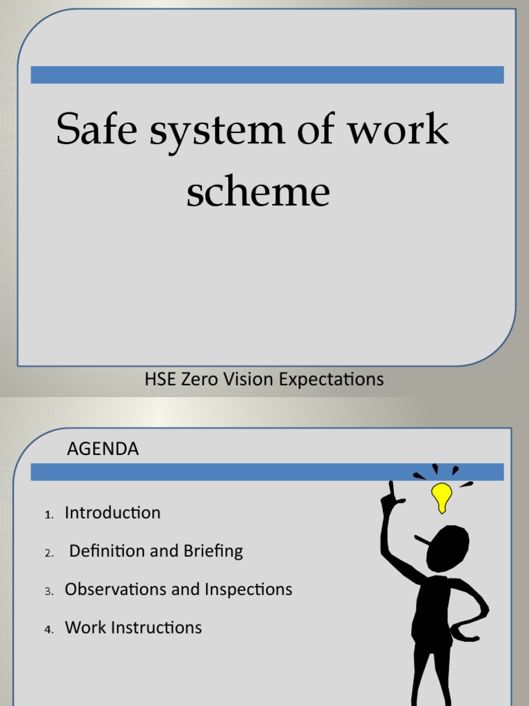 HSE Zero Vision: Safe Work Procedures | PDF