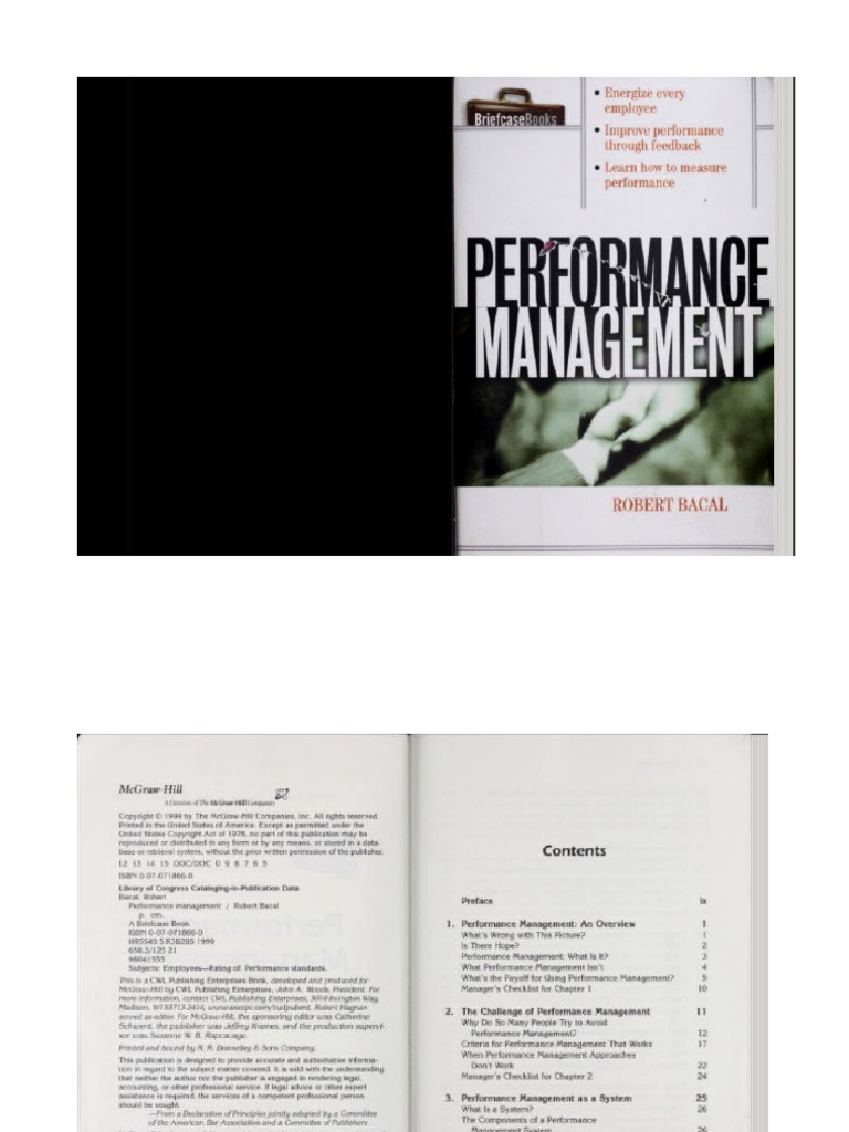 Performance Management - Robert Bacal | PDF
