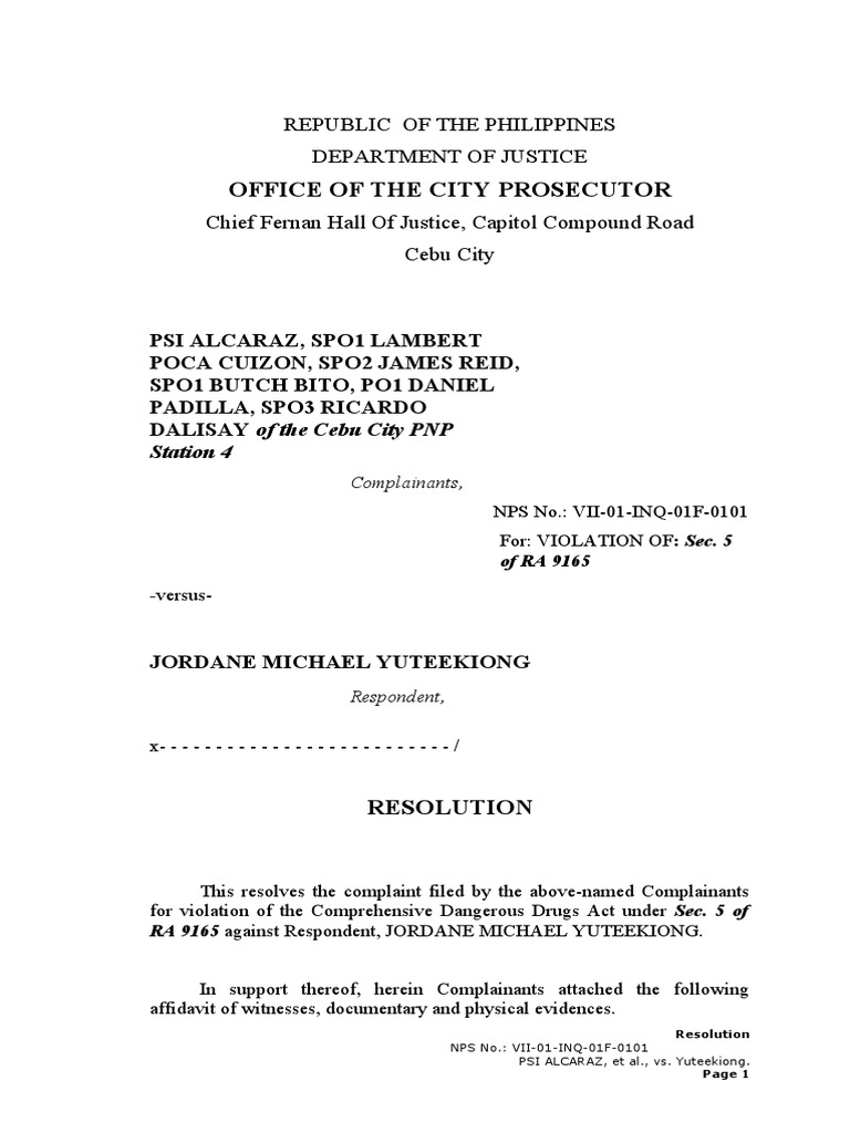 Resolution Prac-Court | PDF | Witness | Prosecutor