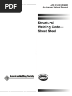 AWS D1.1 Structural Welding Code | PDF | Technology & Engineering