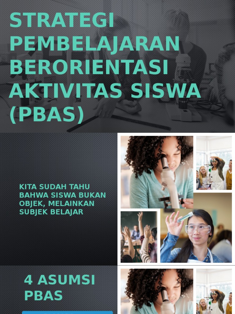 Strategi Pembelajaran Berorientasi Aktivitas Siswa Pbas | PDF | Karier & Perkembangan ...