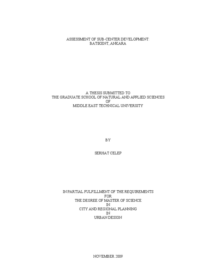 Assessment of Sub-Center Development | PDF | Urban Planning | Urban Sprawl