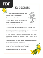 Prueba de Comprensión de Lectura Semilla La | PDF