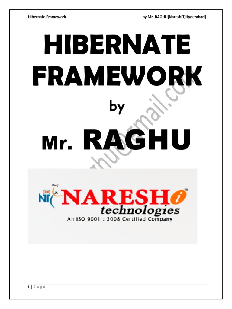 Hibernate Nit | PDF | Information Management | Software Design