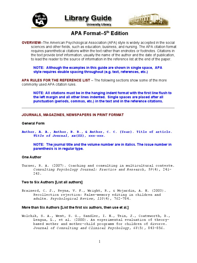 Penulisan Rujukan Format APA | PDF | Citation | World Wide Web