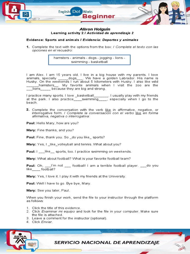 Evidence Sports and Animals | PDF